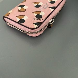 Coach | Bags | Coach Checkered Heart Wallet | Poshmark